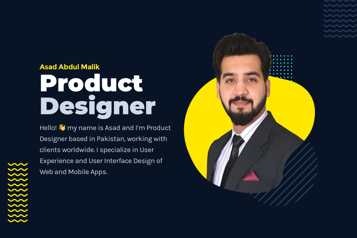 Asad Abdul Malik | Product Designer UI/UX